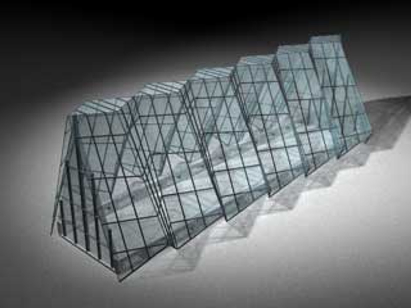 Glass Structure 3d Obj