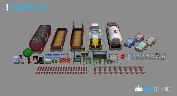 Trains 3D Models for Download | TurboSquid