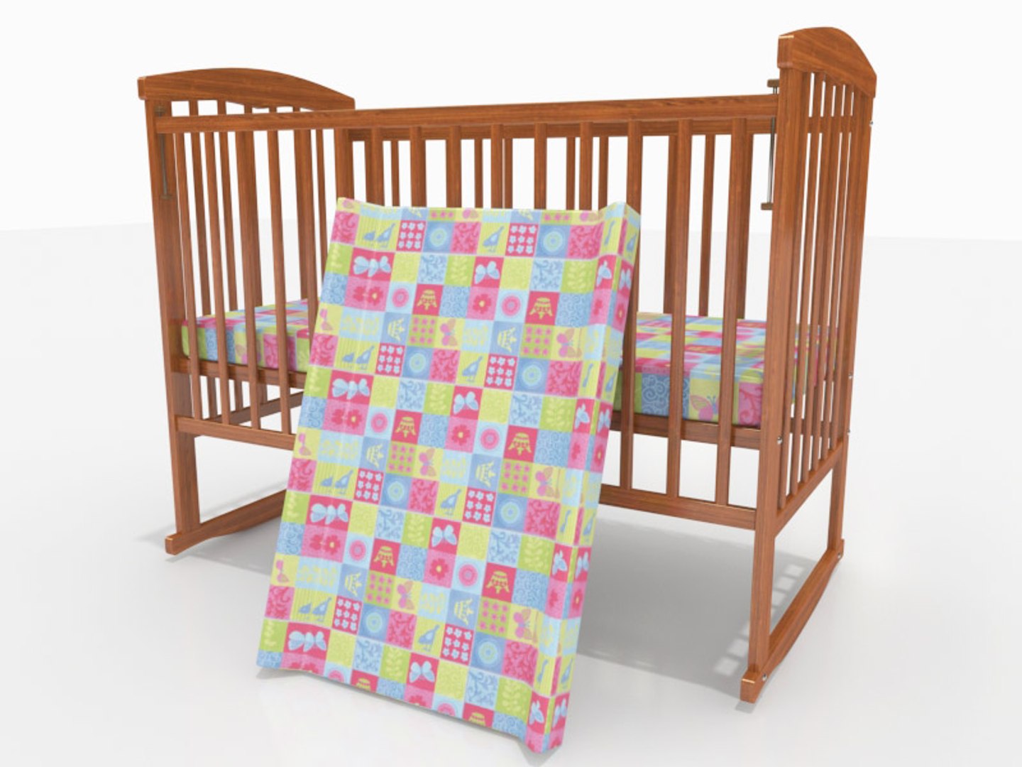 Baby Cot 3d Max