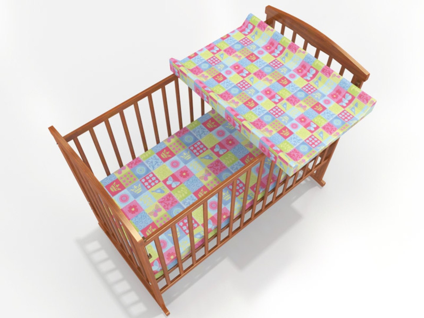 Baby Cot 3d Max