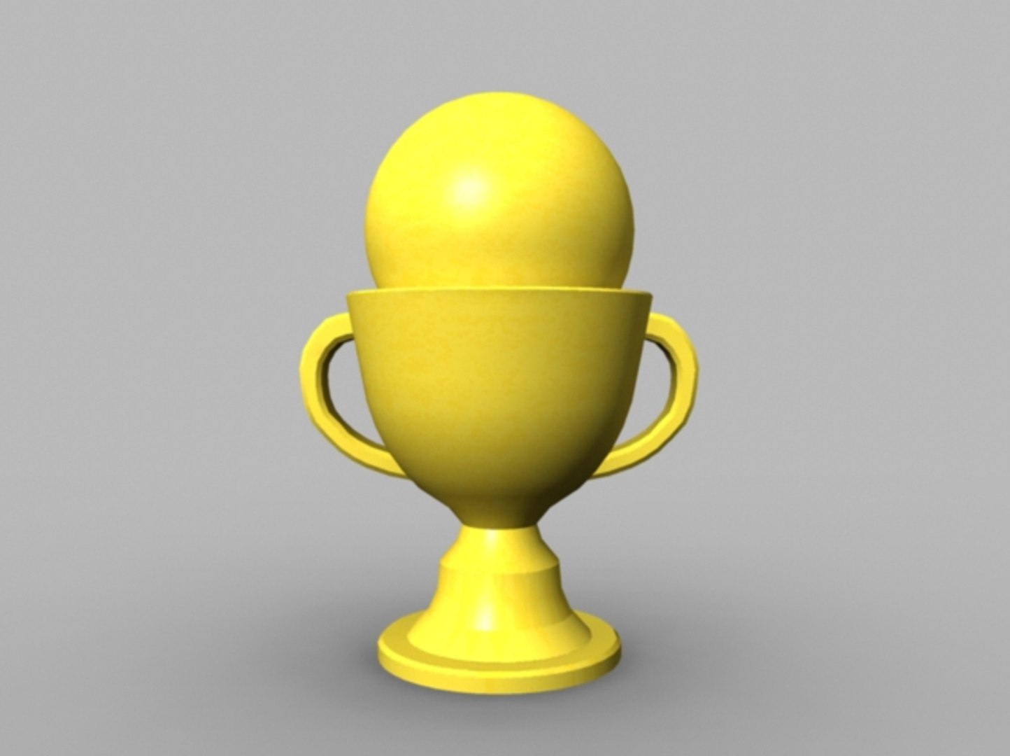 3d trophy model
