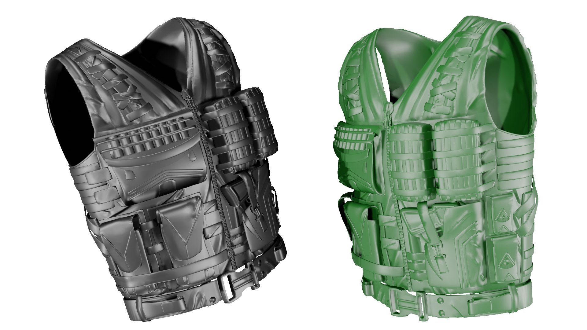 Tactical Vest 3D Model - TurboSquid 1820666
