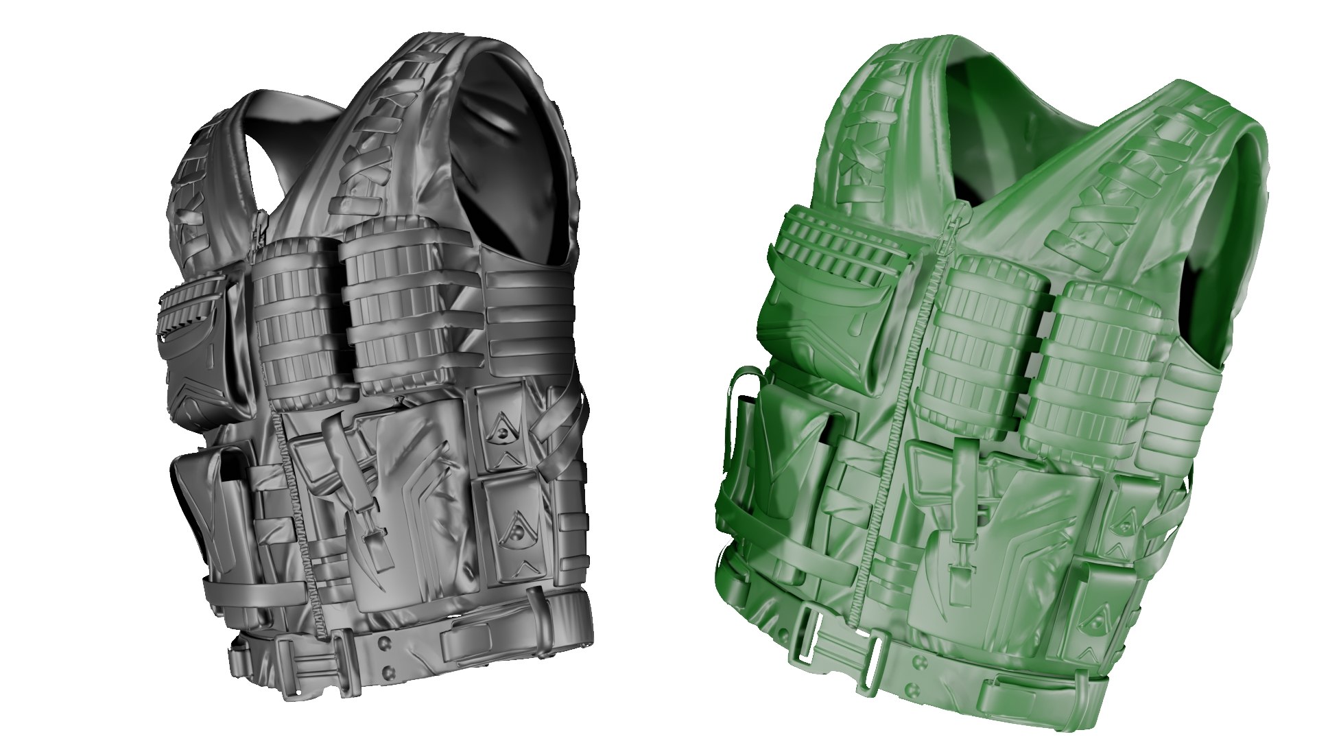 Tactical Vest 3D Model - TurboSquid 1820666