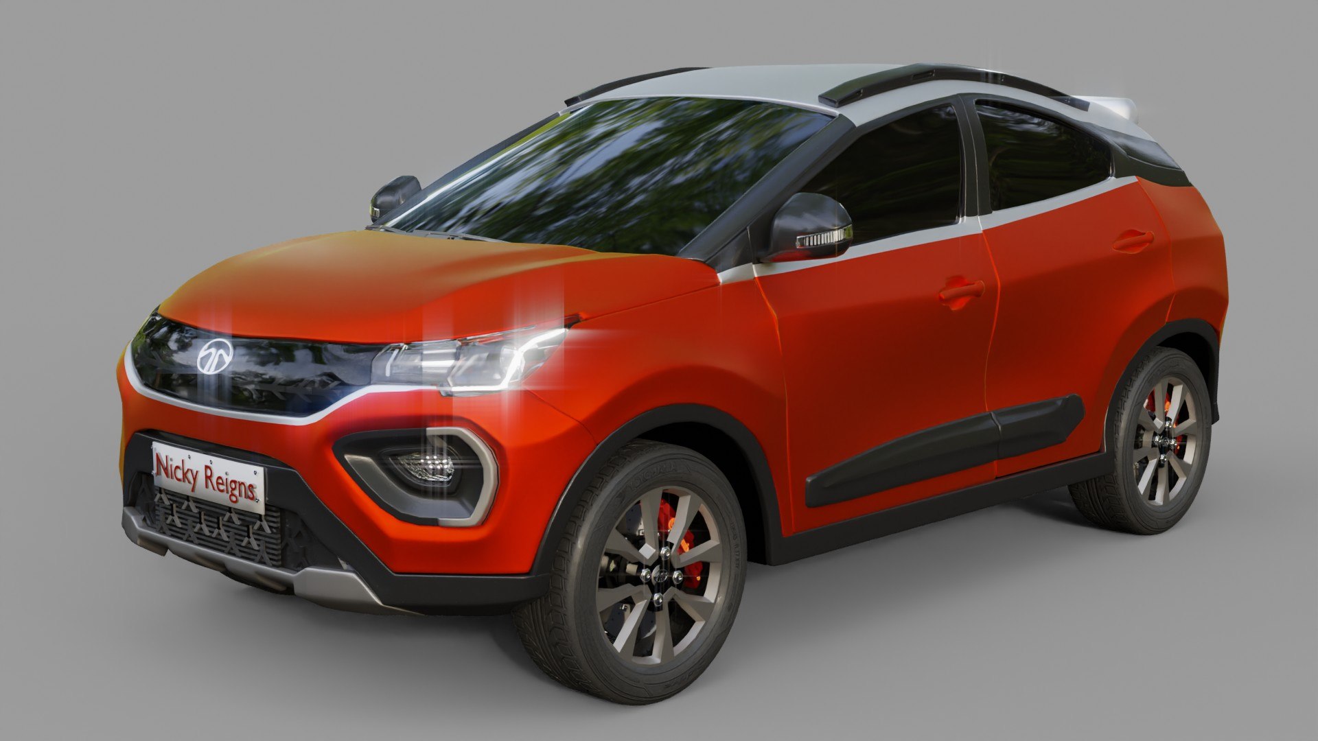 3D Tata Nexon Model Rigged - TurboSquid 2342012