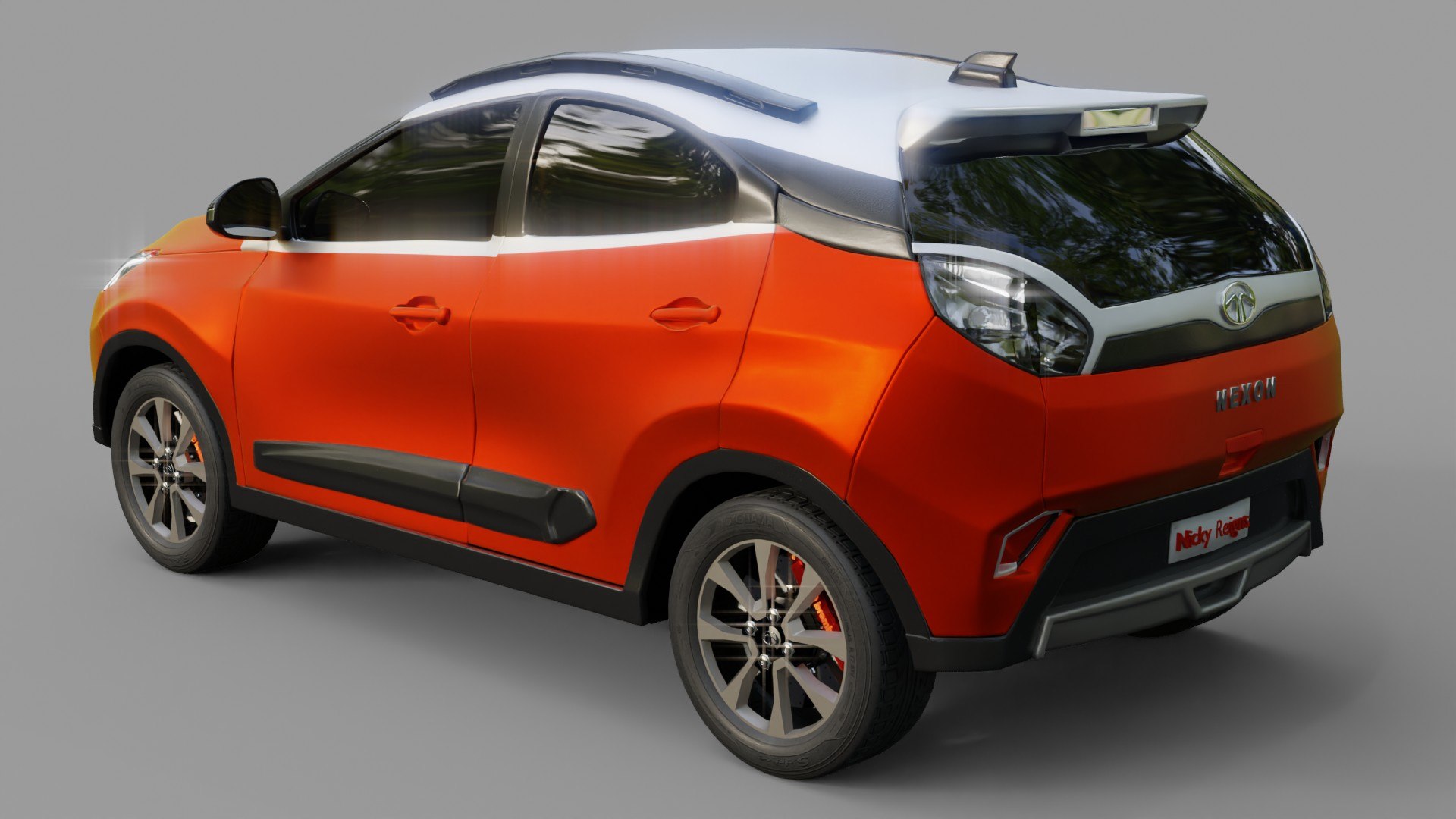 3D Tata Nexon Model Rigged - TurboSquid 2342012