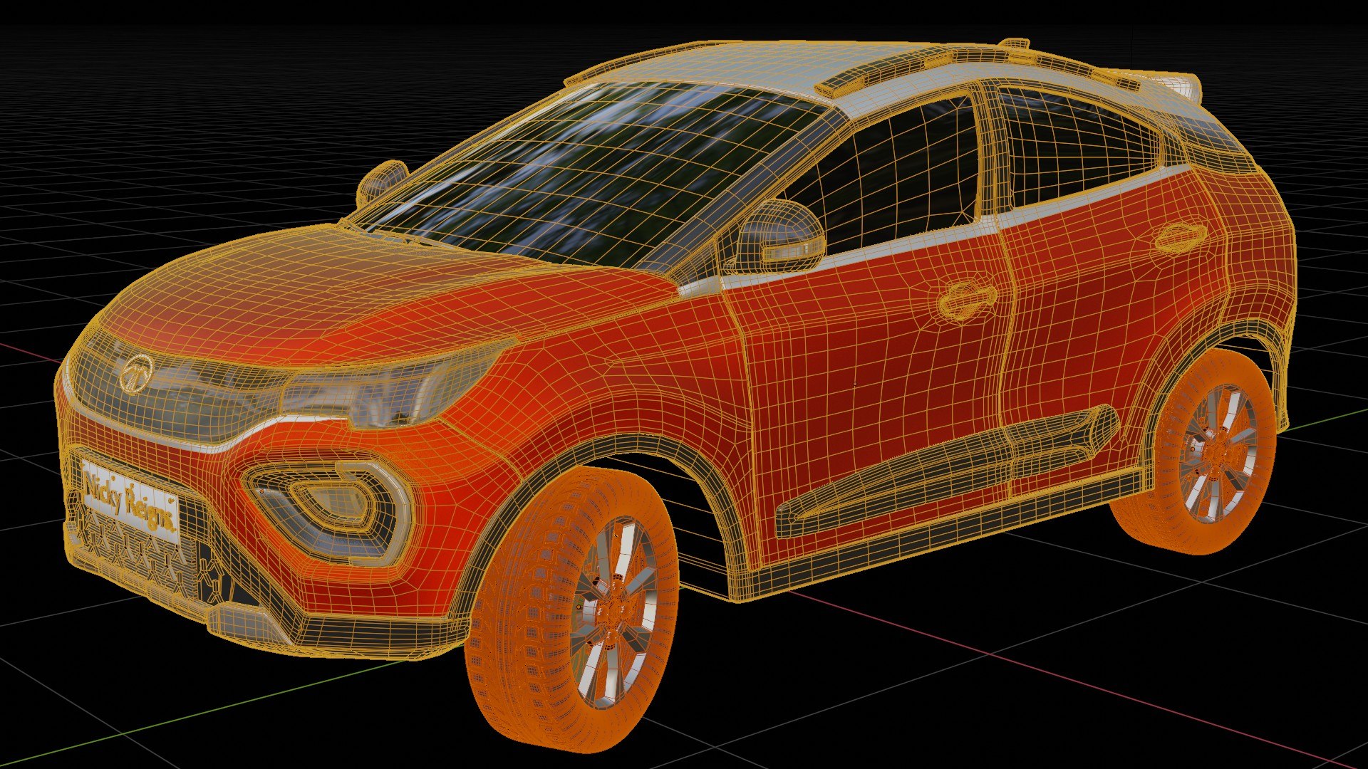 3D Tata Nexon Model Rigged - TurboSquid 2342012