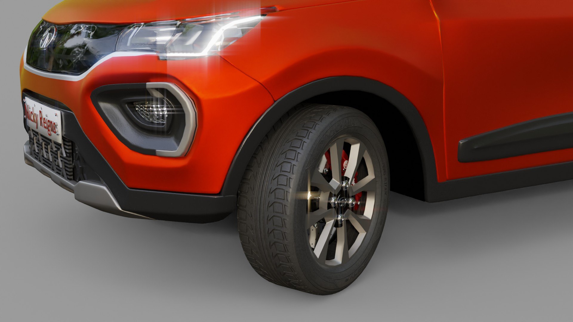 3D Tata Nexon Model Rigged - TurboSquid 2342012