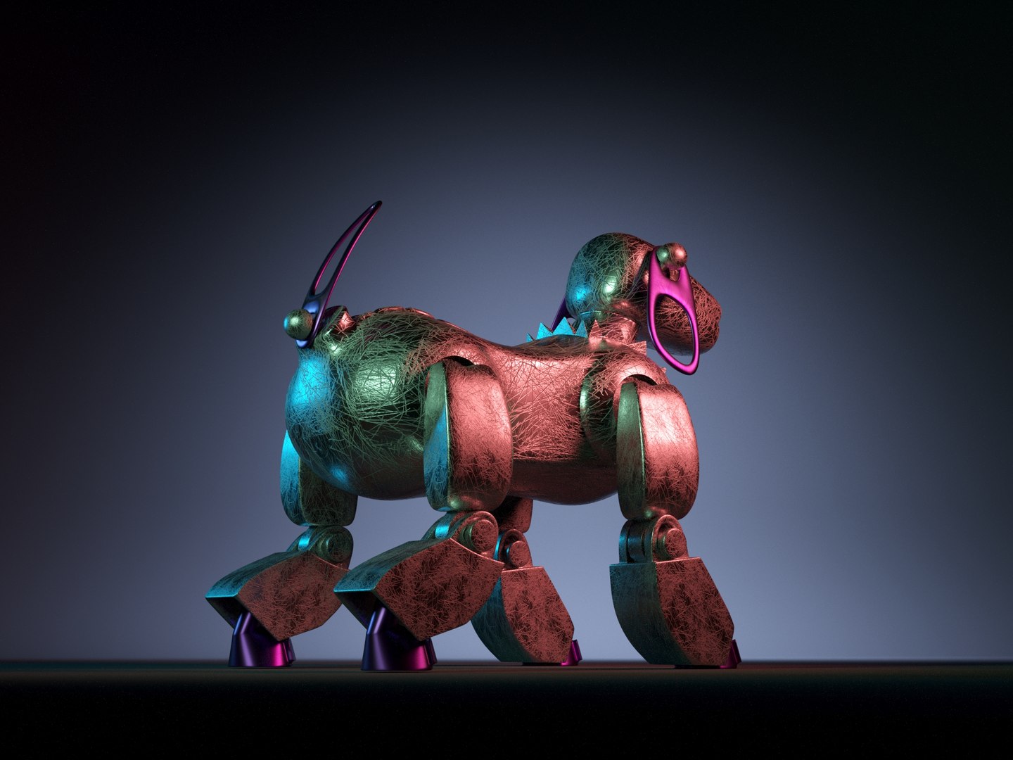 Cyber Dog 3D Model - TurboSquid 1572333