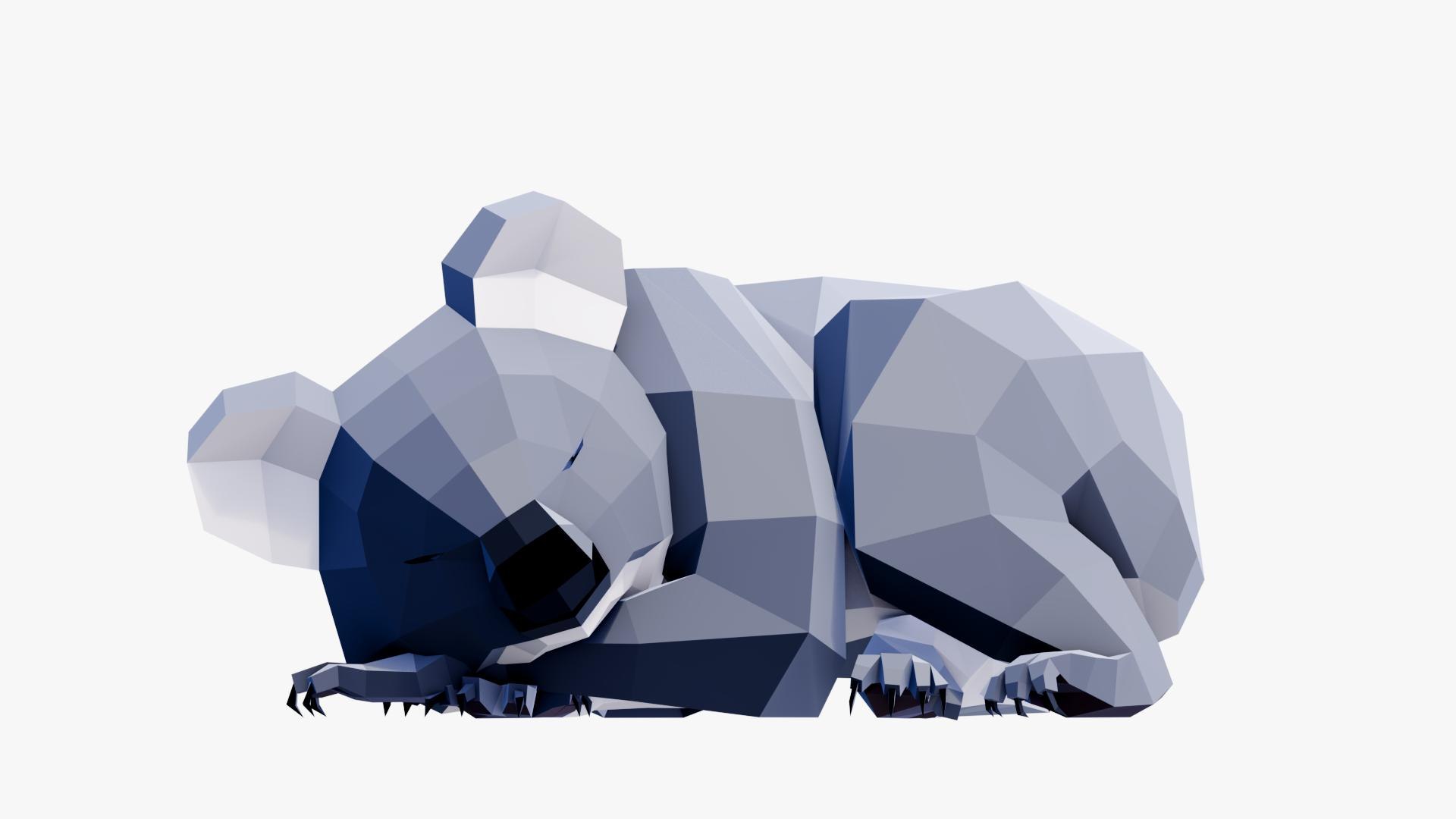 Low Poly Koalas 3D - TurboSquid 2344914