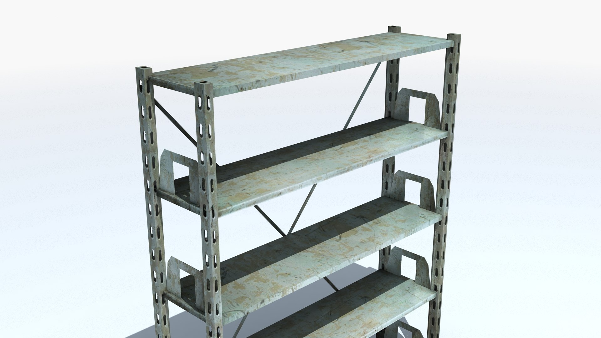Metal Shelving Unit 3d 3ds