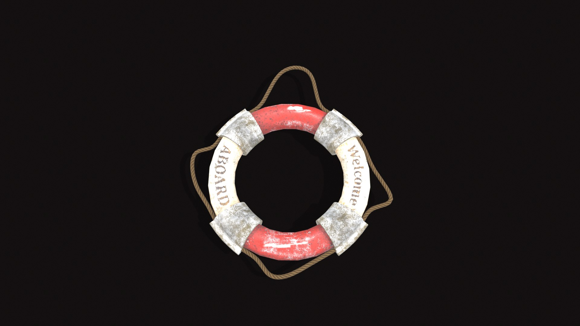 3D Medieval Life Saver Ring - TurboSquid 2326311