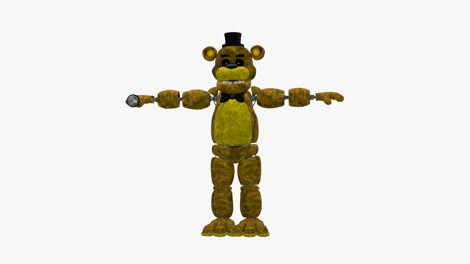 FNaF1 Golden Freddy 3D Model - TurboSquid 2412646