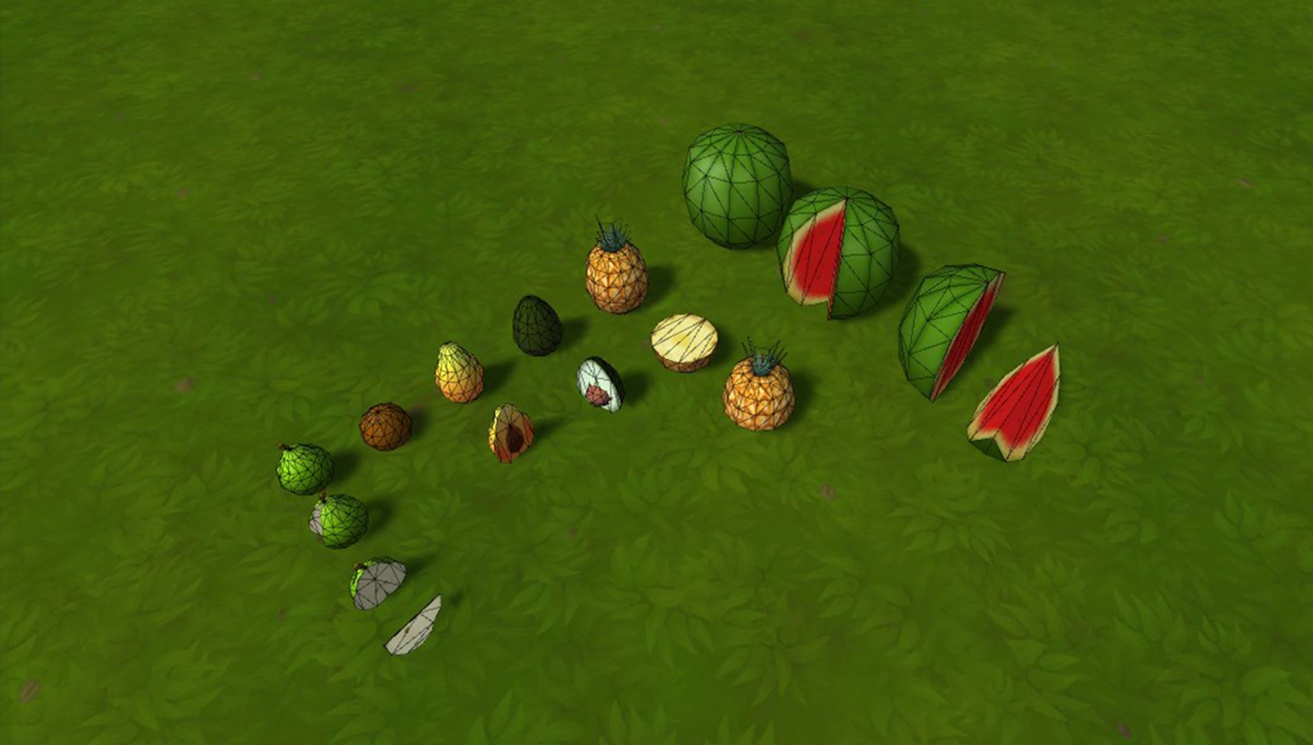 3D Fantasy Fruit Vegetable - TurboSquid 1375820