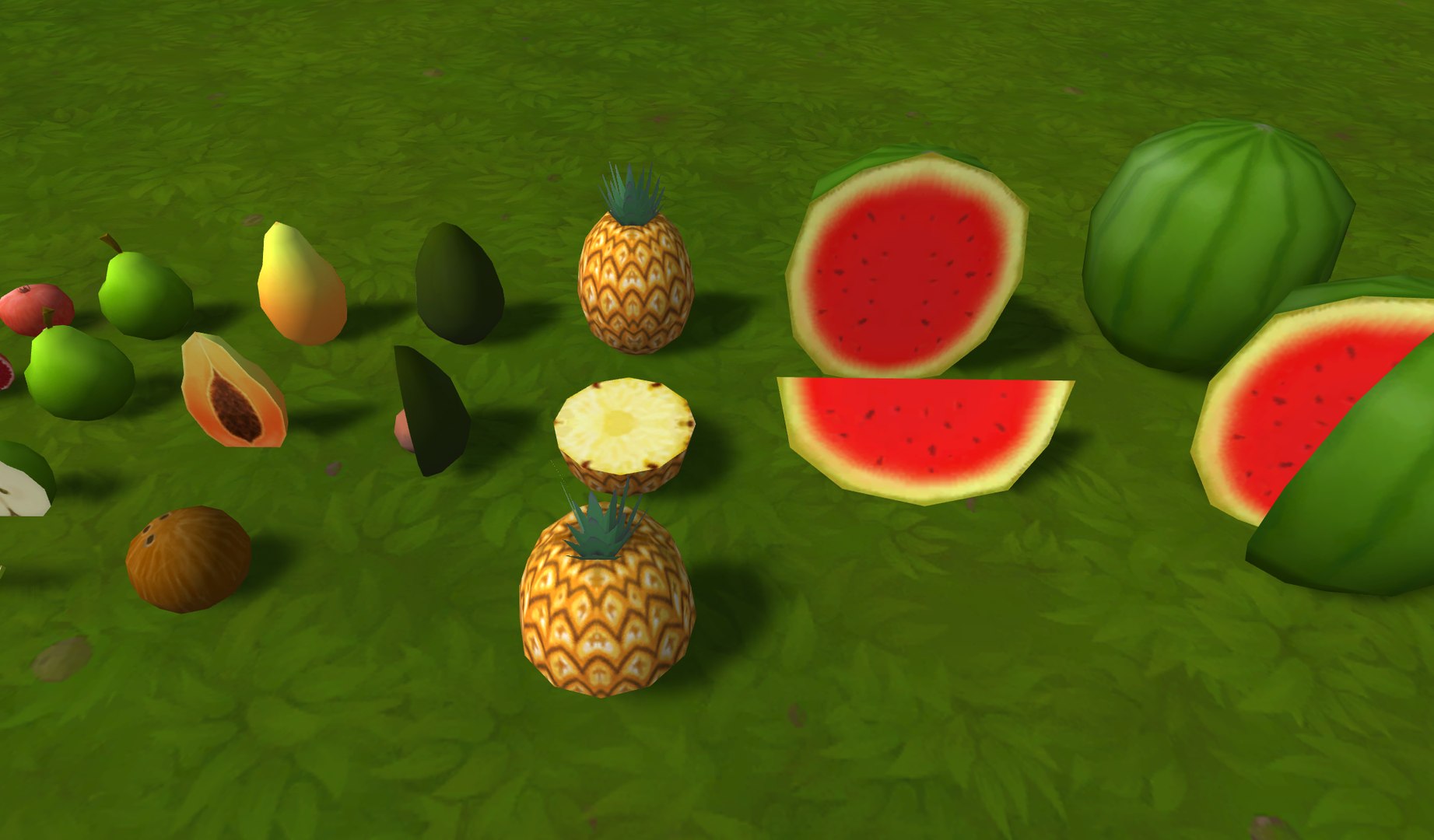 3D Fantasy Fruit Vegetable - TurboSquid 1375820