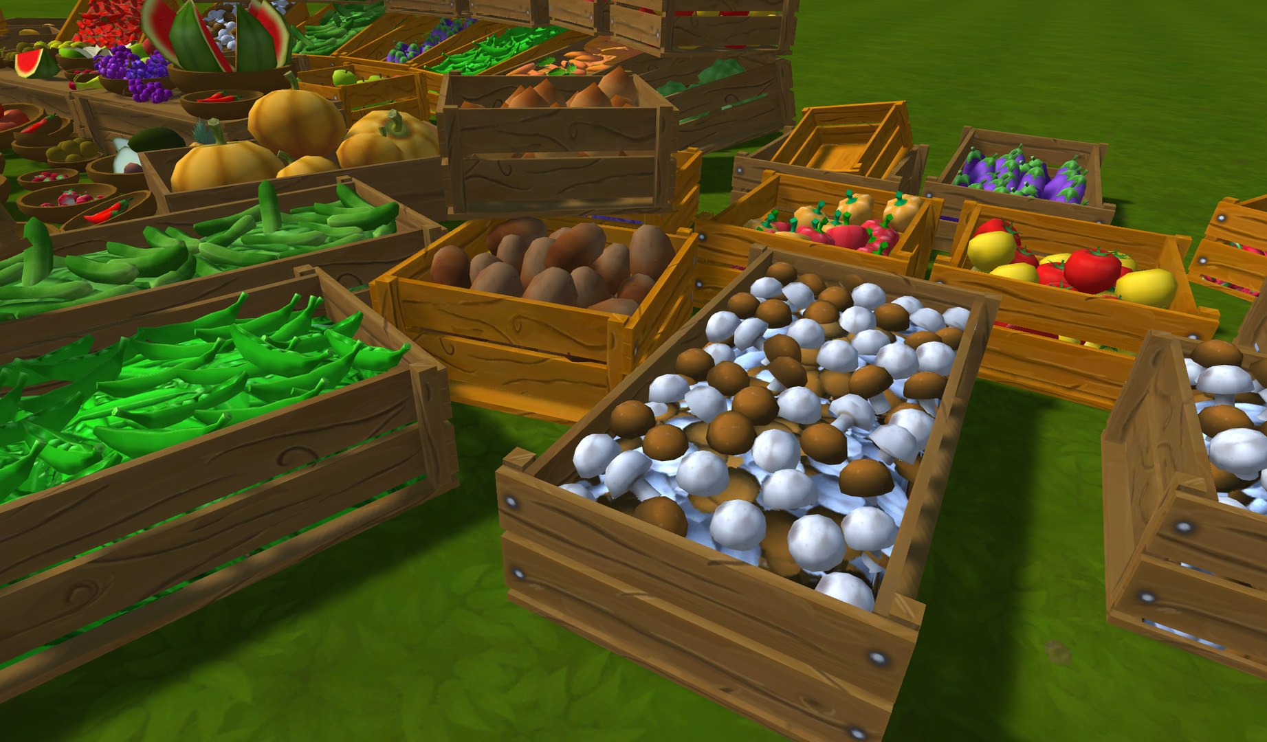 3D Fantasy Fruit Vegetable - TurboSquid 1375820