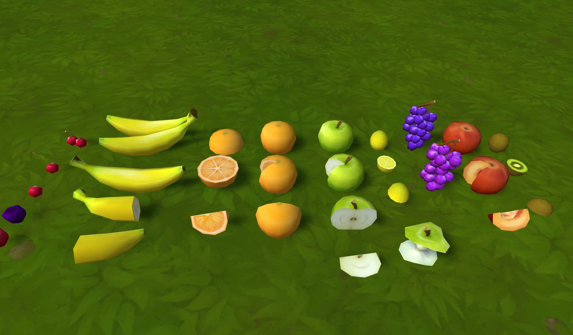 3D fantasy fruit vegetable - TurboSquid 1375820