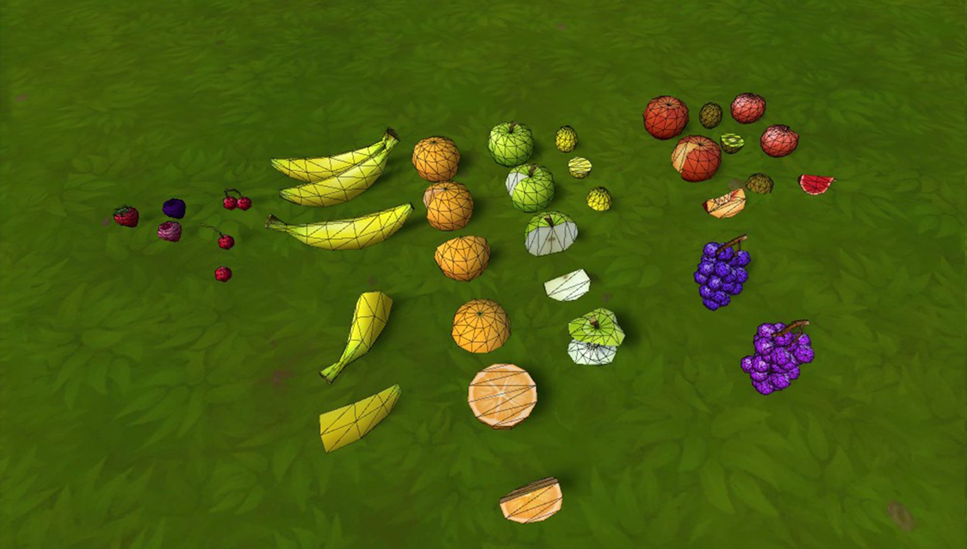 3D Fantasy Fruit Vegetable - TurboSquid 1375820