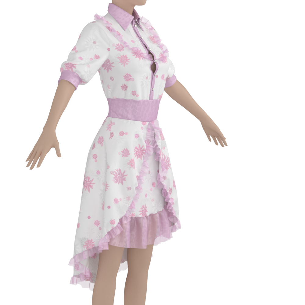 dress body 3d model