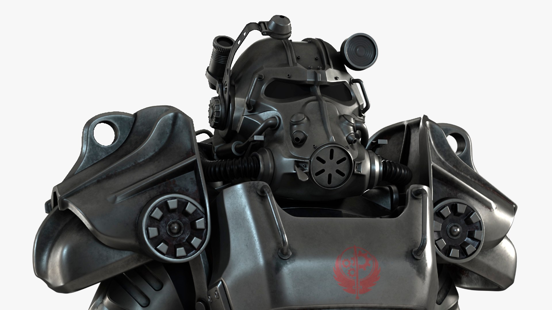 3D T 60 Power Armor Fallout With Rifle Rigged For Cinema 4D ...