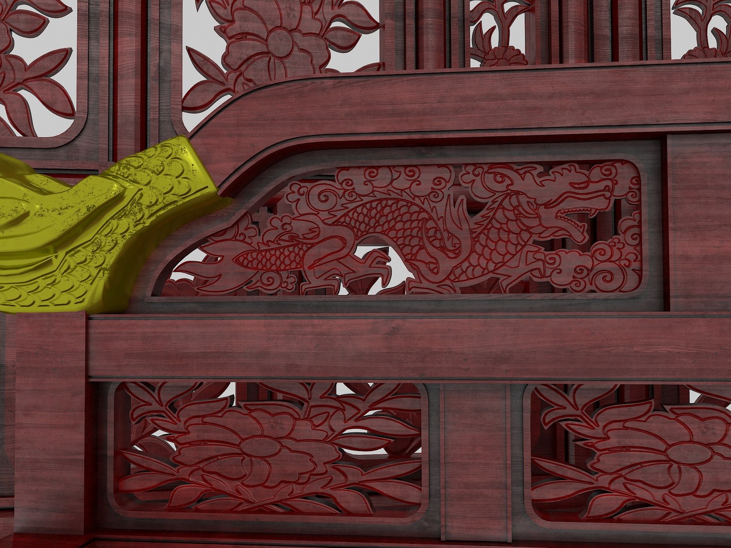 3D Joseon King Throne - TurboSquid 1875803