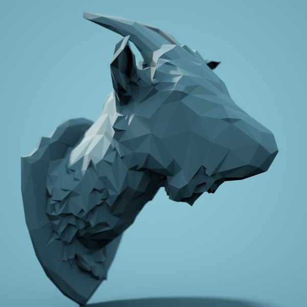 Animal realistic faceted 3D model - TurboSquid 1162325