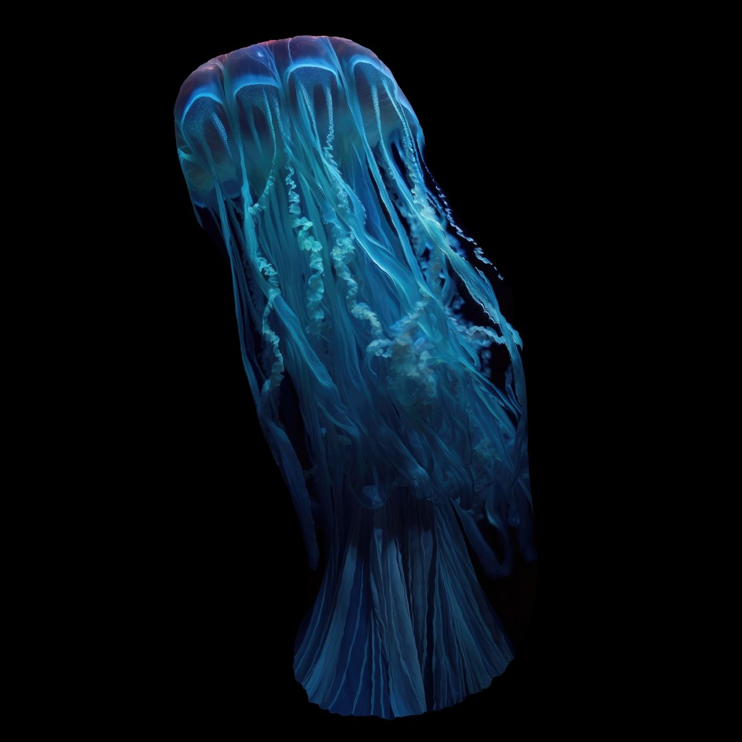 Jellyfish Pack 4 3D Model - TurboSquid 2165339
