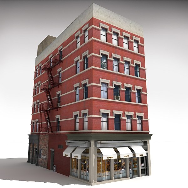 nyc building 3 3d c4d