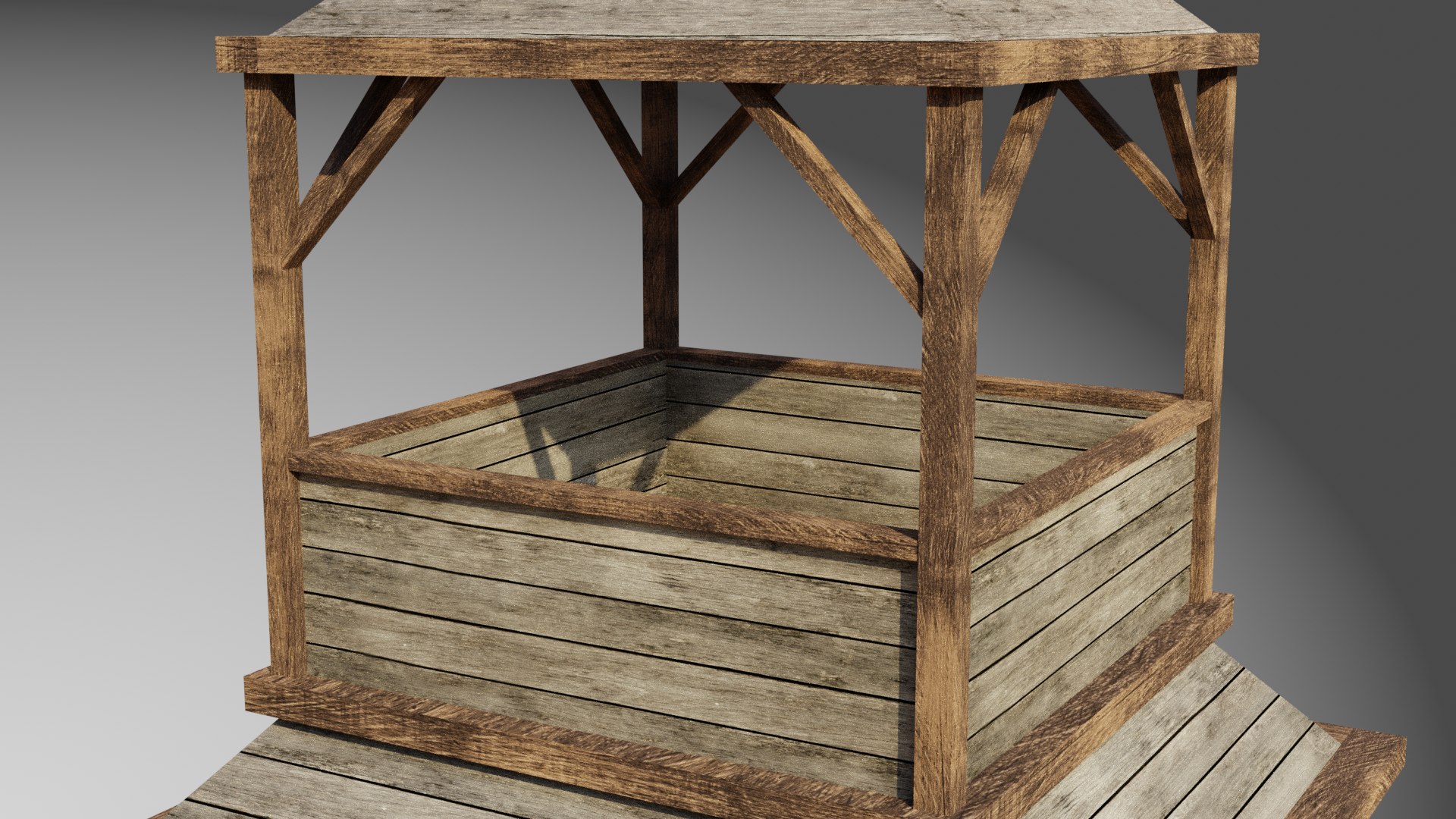 Wooden Military Tower 3D Model - TurboSquid 1581010