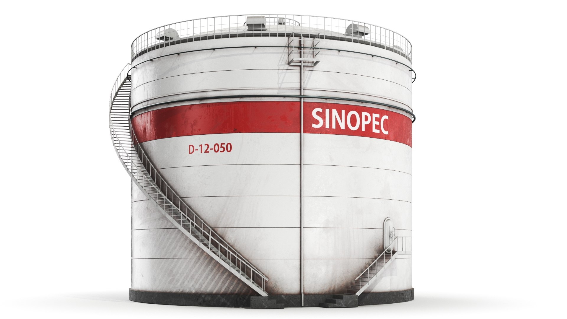 Detailed Oil Refinery Port 3D - TurboSquid 2342145