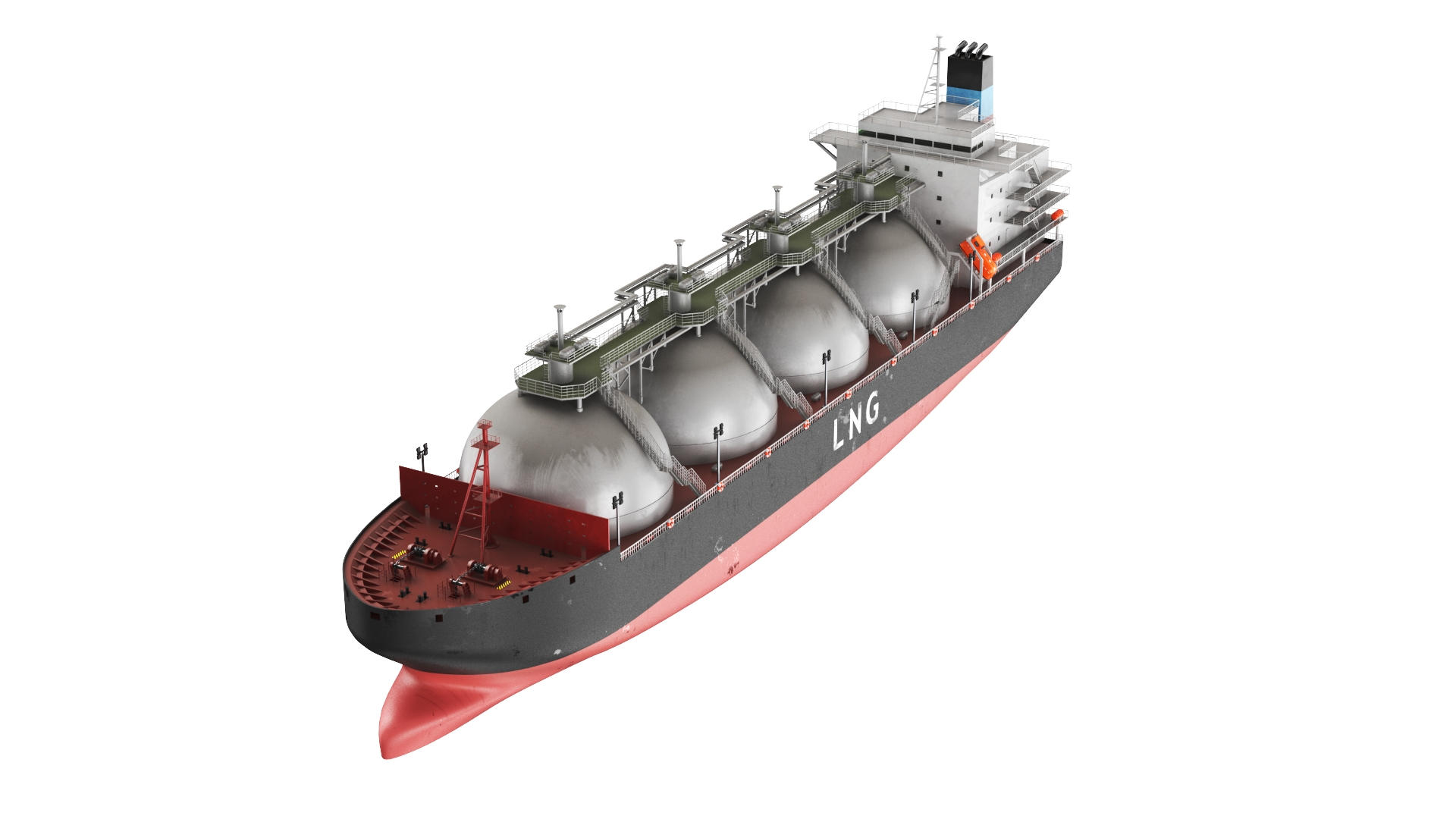 Detailed Oil Refinery Port 3D - TurboSquid 2342145
