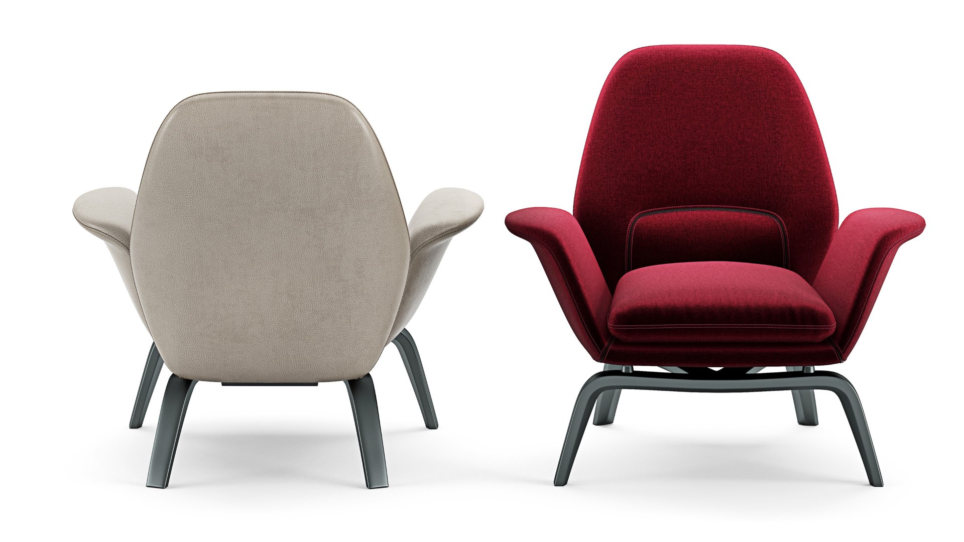 3D Minotti Gilliam Armchair Model - TurboSquid 1598013