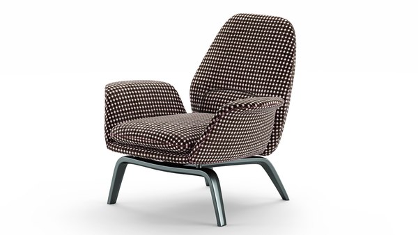 3D minotti gilliam armchair model - TurboSquid 1598013