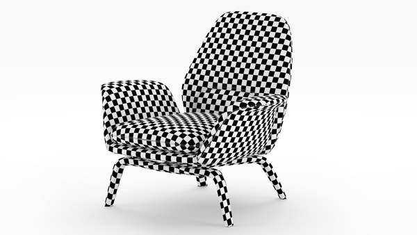 3D minotti gilliam armchair model - TurboSquid 1598013