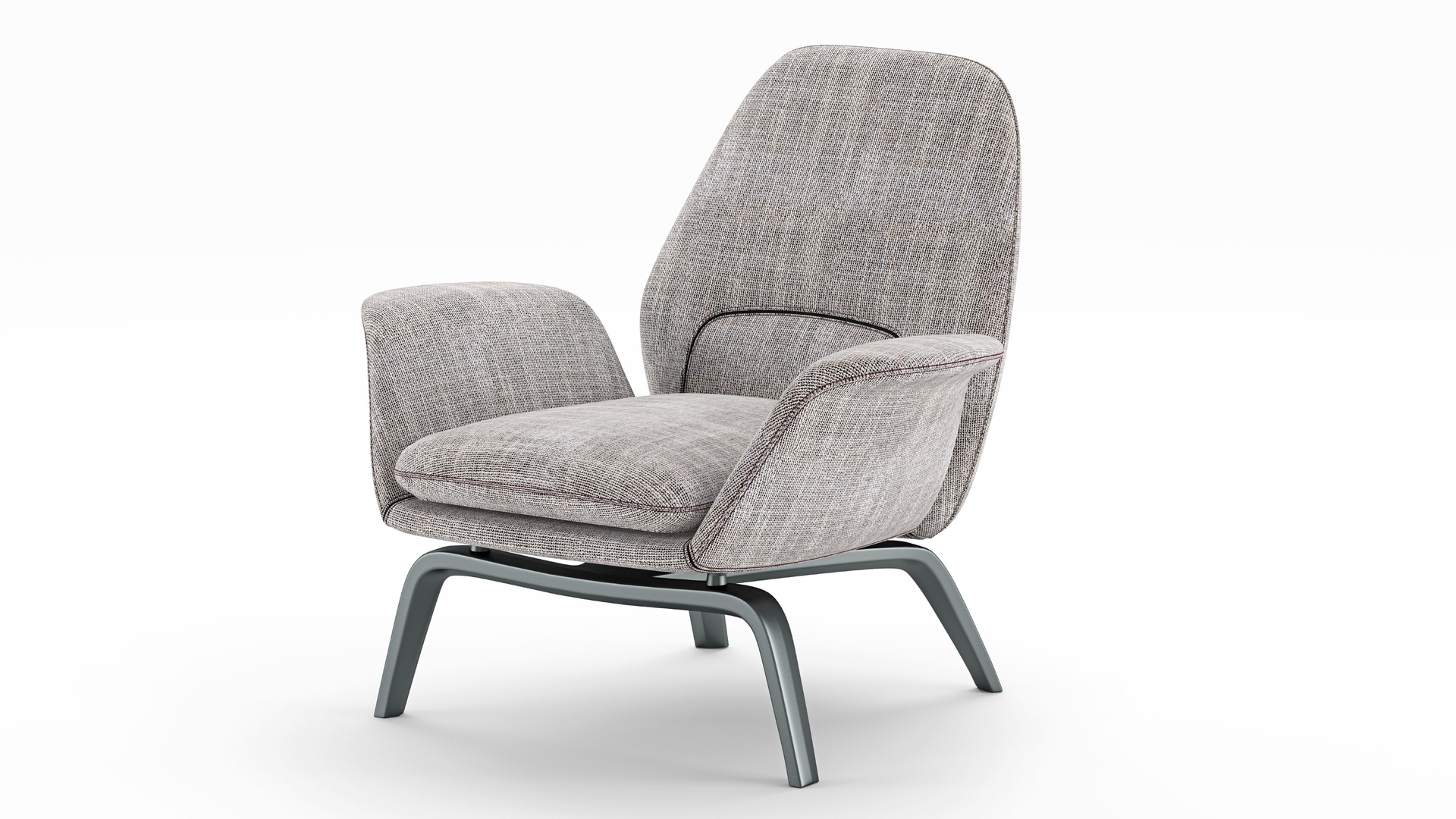 3D minotti gilliam armchair model - TurboSquid 1598013