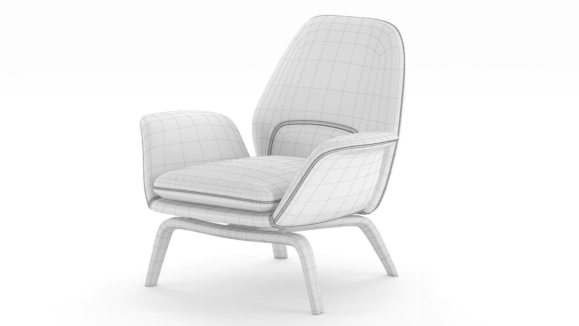 3D Minotti Gilliam Armchair Model - TurboSquid 1598013