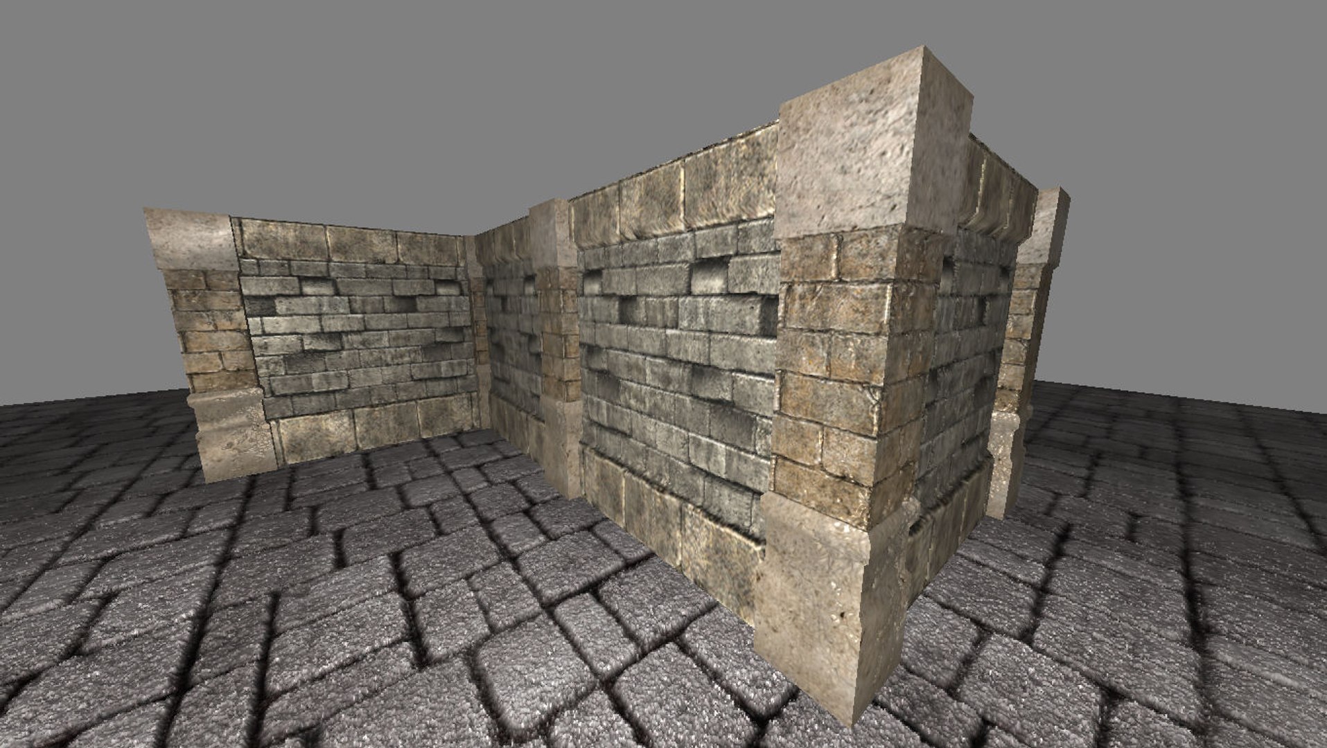 C4d Set Wall 1