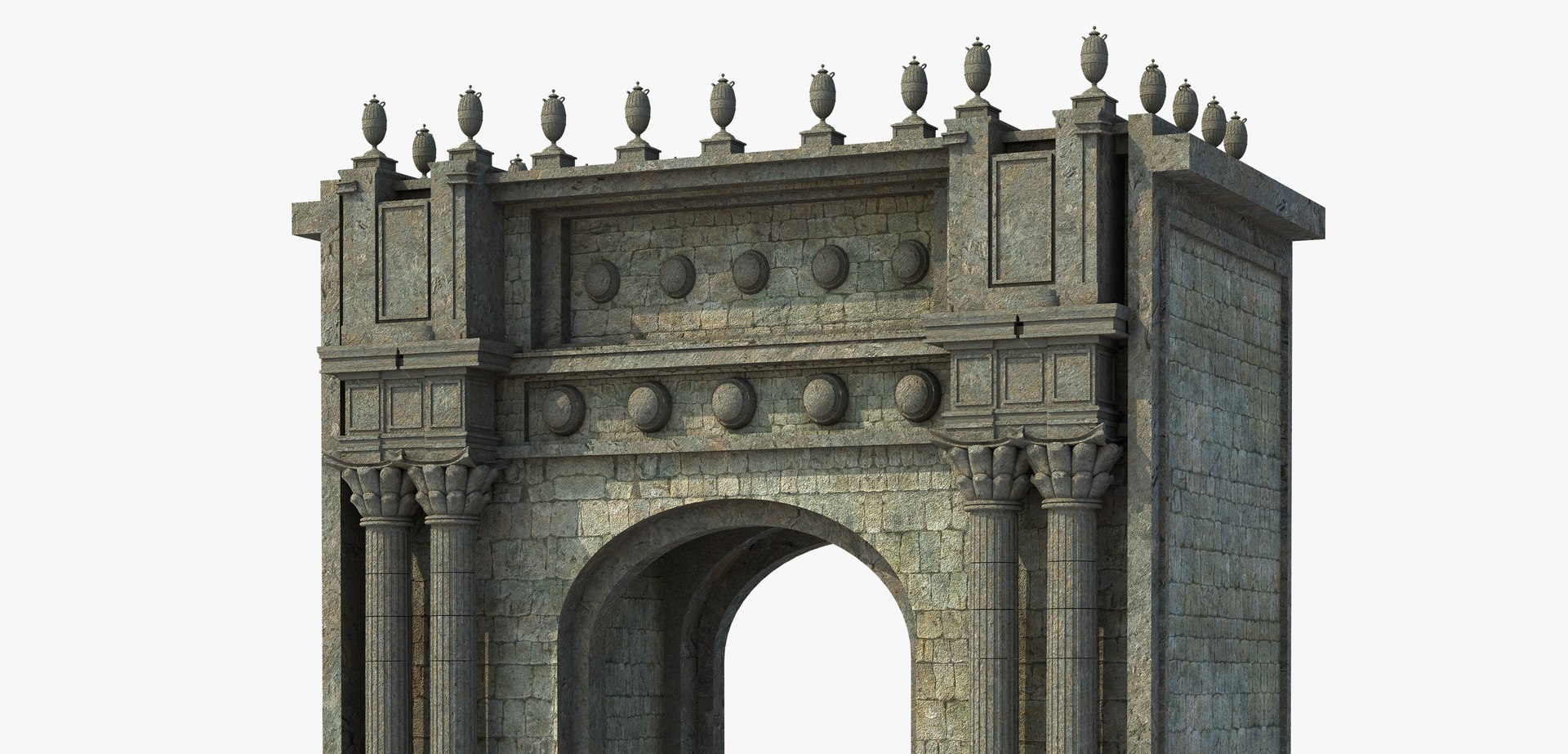3D Model Ancient Arch GateWay - TurboSquid 1750958