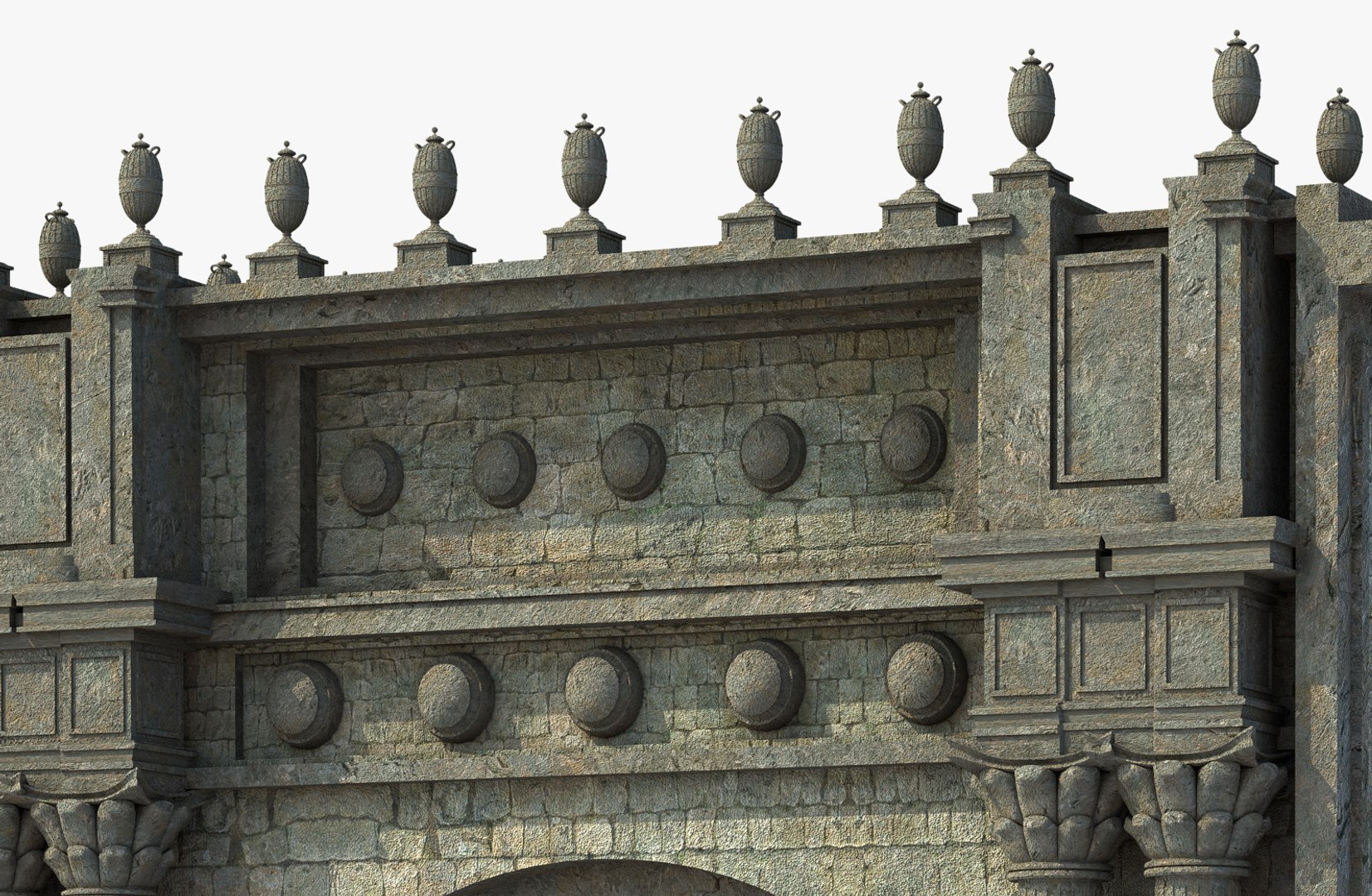 3D Model Ancient Arch GateWay - TurboSquid 1750958