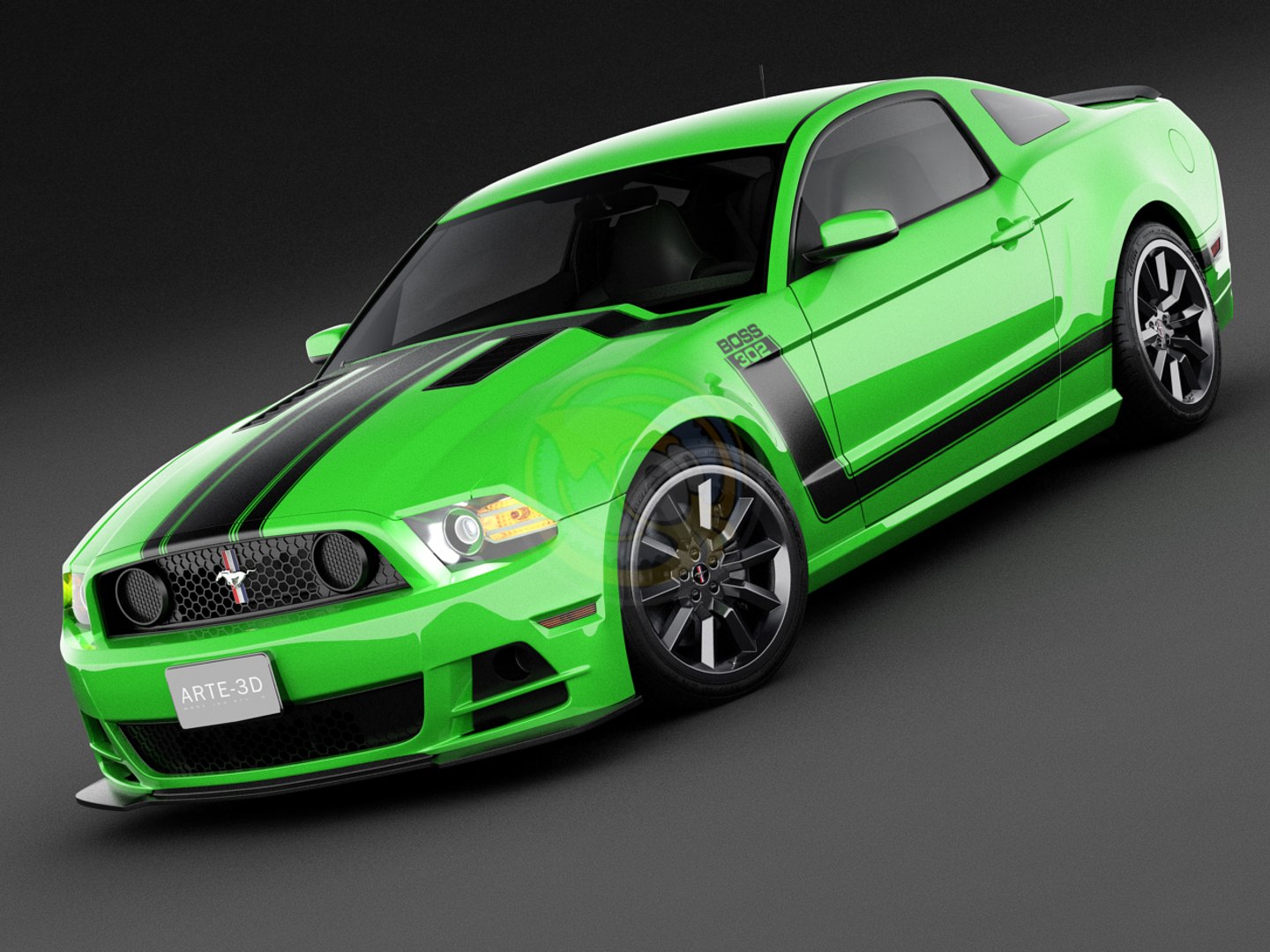 2013 mustang boss 302 3d 3ds