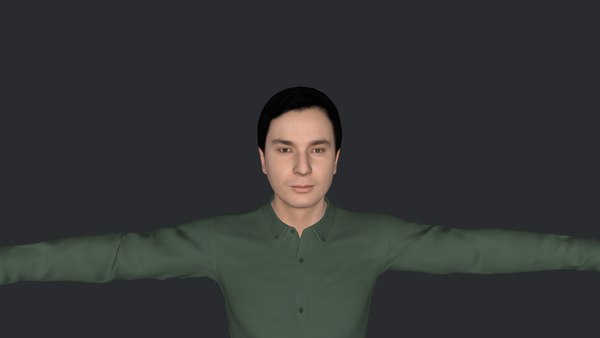 modelo 3d Jimmy Fallon Personaje 3D hiperrealista de cuerpo completo y ...