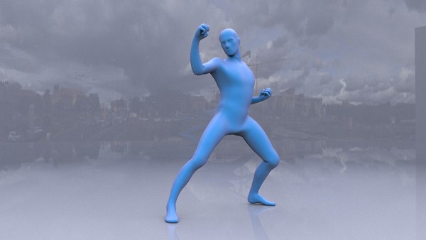 modelo 3d BlueManPoser - TurboSquid 1342312