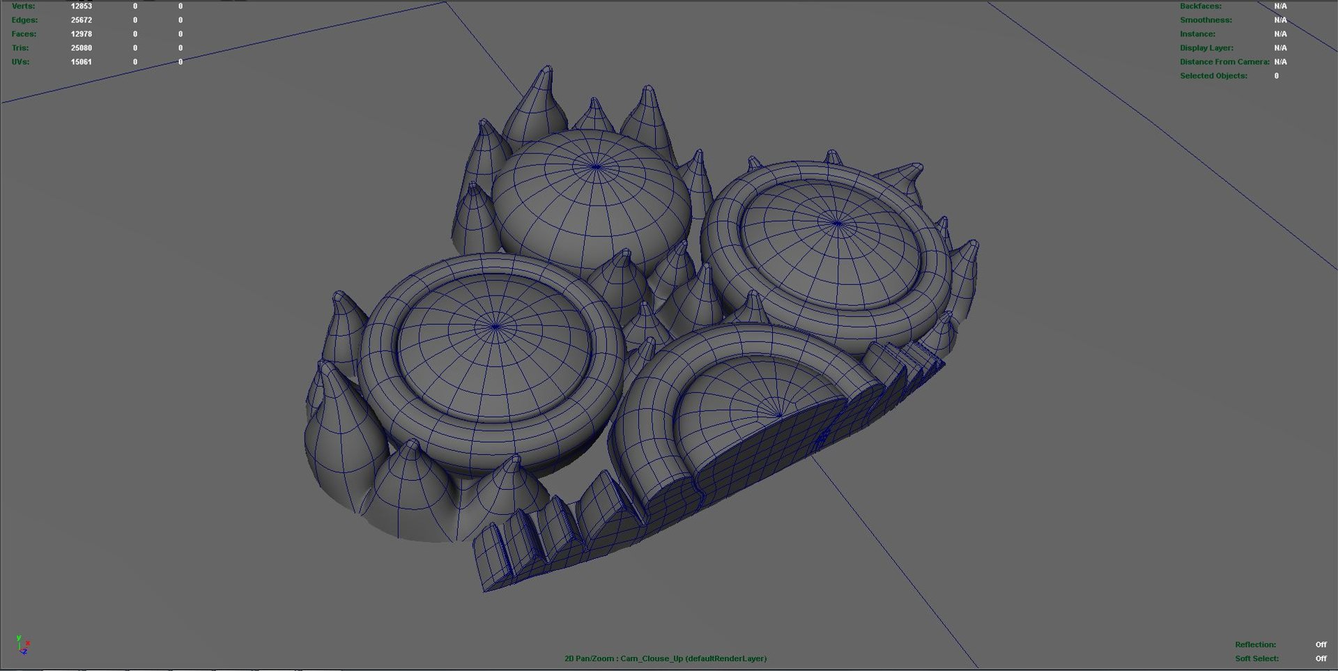 tongue receptor 3d model