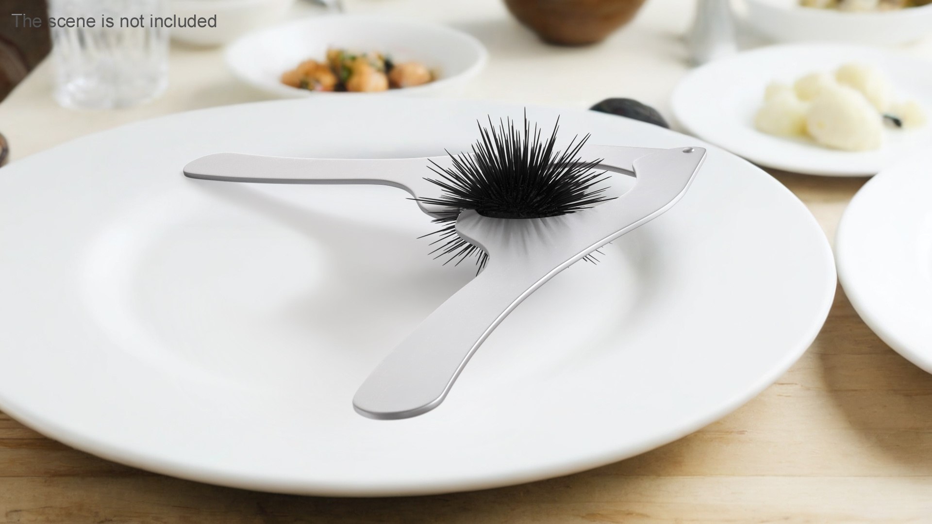 Sea Urchin With Scissors 3D Model - TurboSquid 2382948