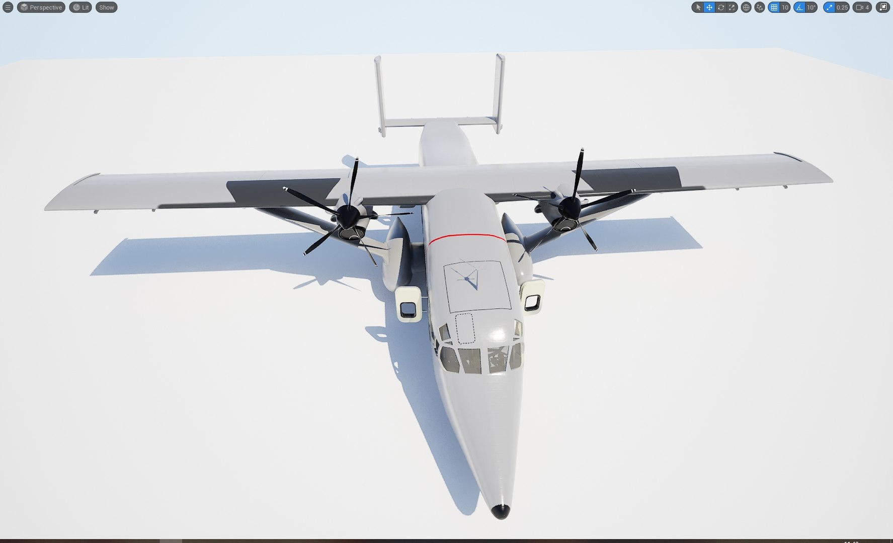 Short C-23 Sherpa 3D Model - TurboSquid 2418730