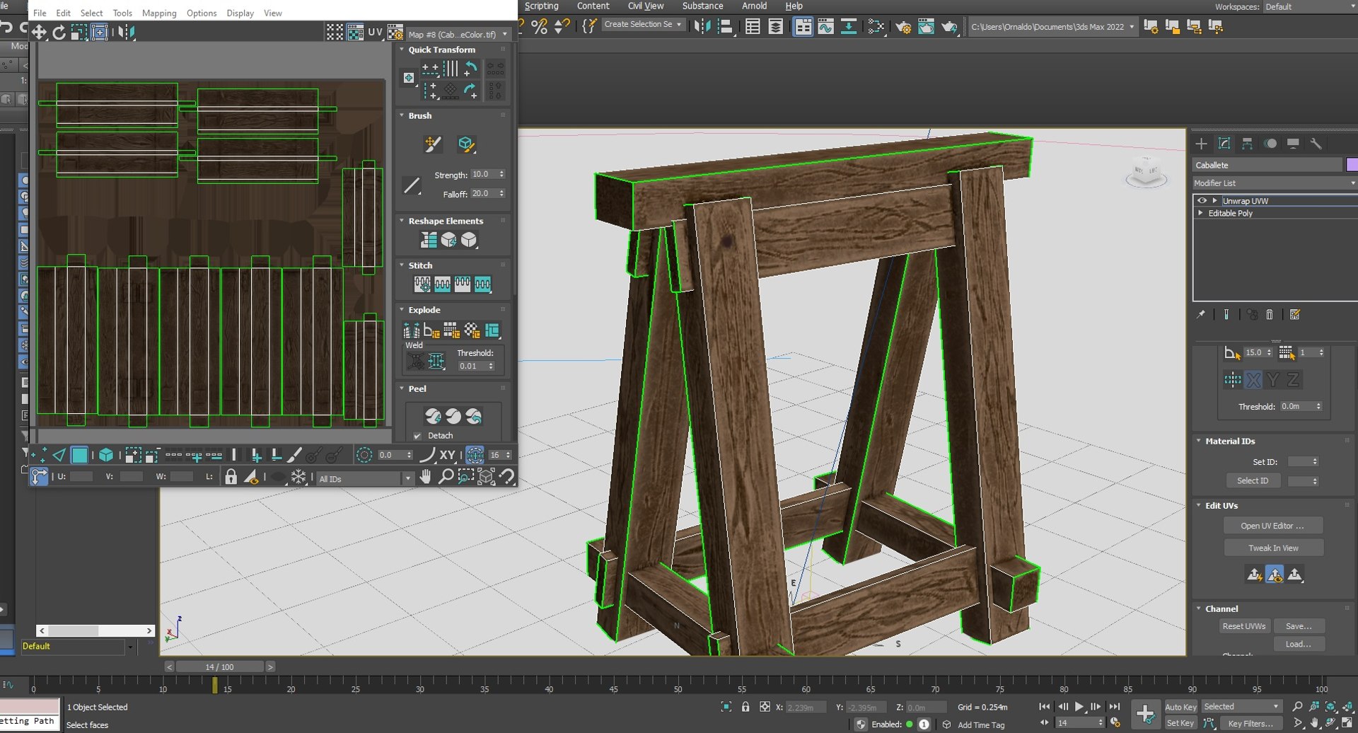 Sawhorse For Game 3D Model - TurboSquid 1740125