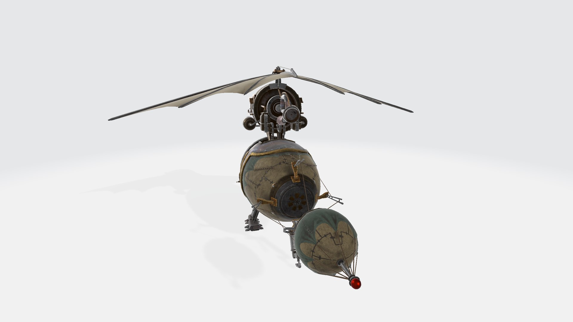 3D Steampunk Dirigible Model - TurboSquid 2321693