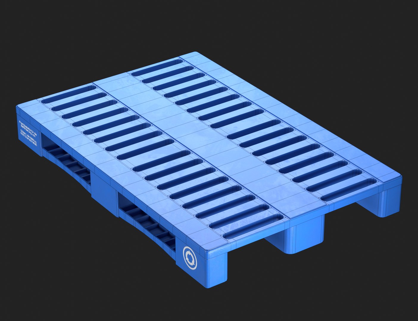 3D Plastic Pallet 3 Model - TurboSquid 2050292