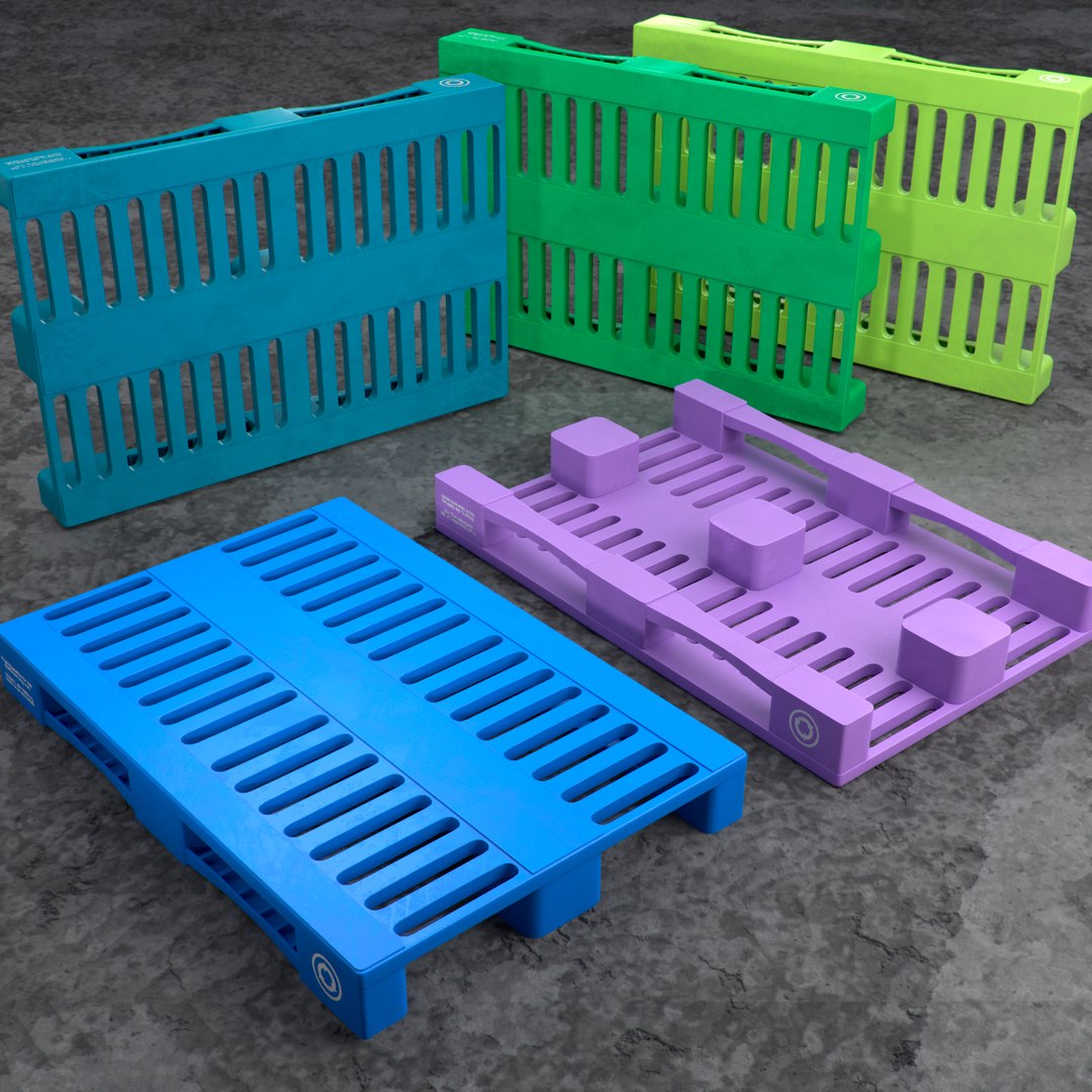 3D Plastic Pallet 3 Model - TurboSquid 2050292