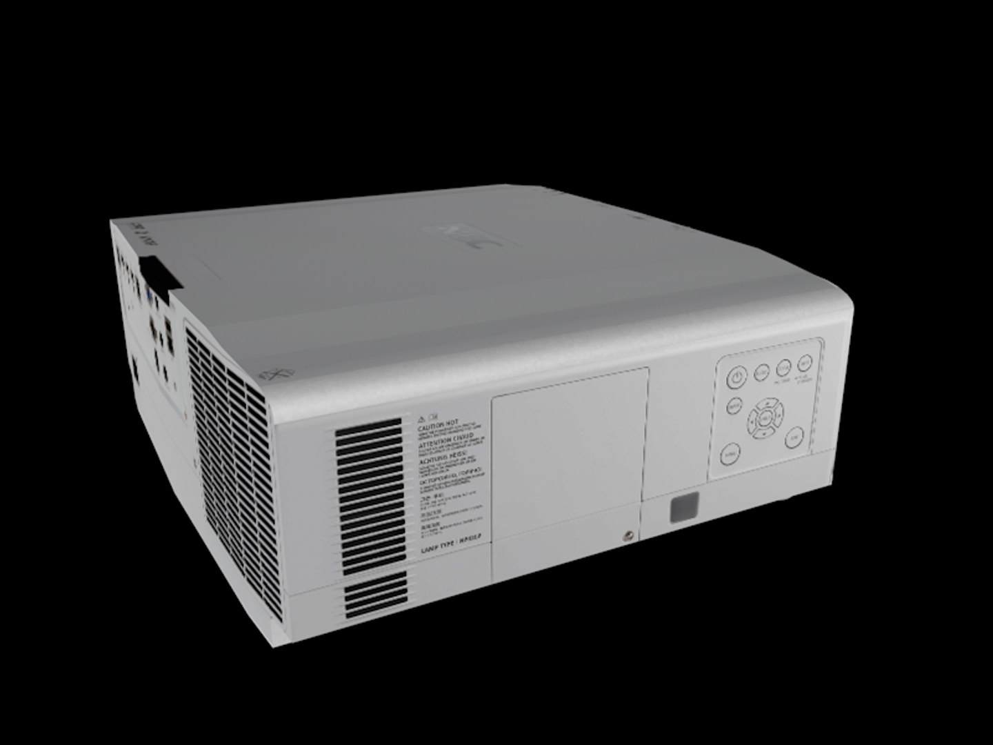 3D Projector Nec Model - TurboSquid 1336097