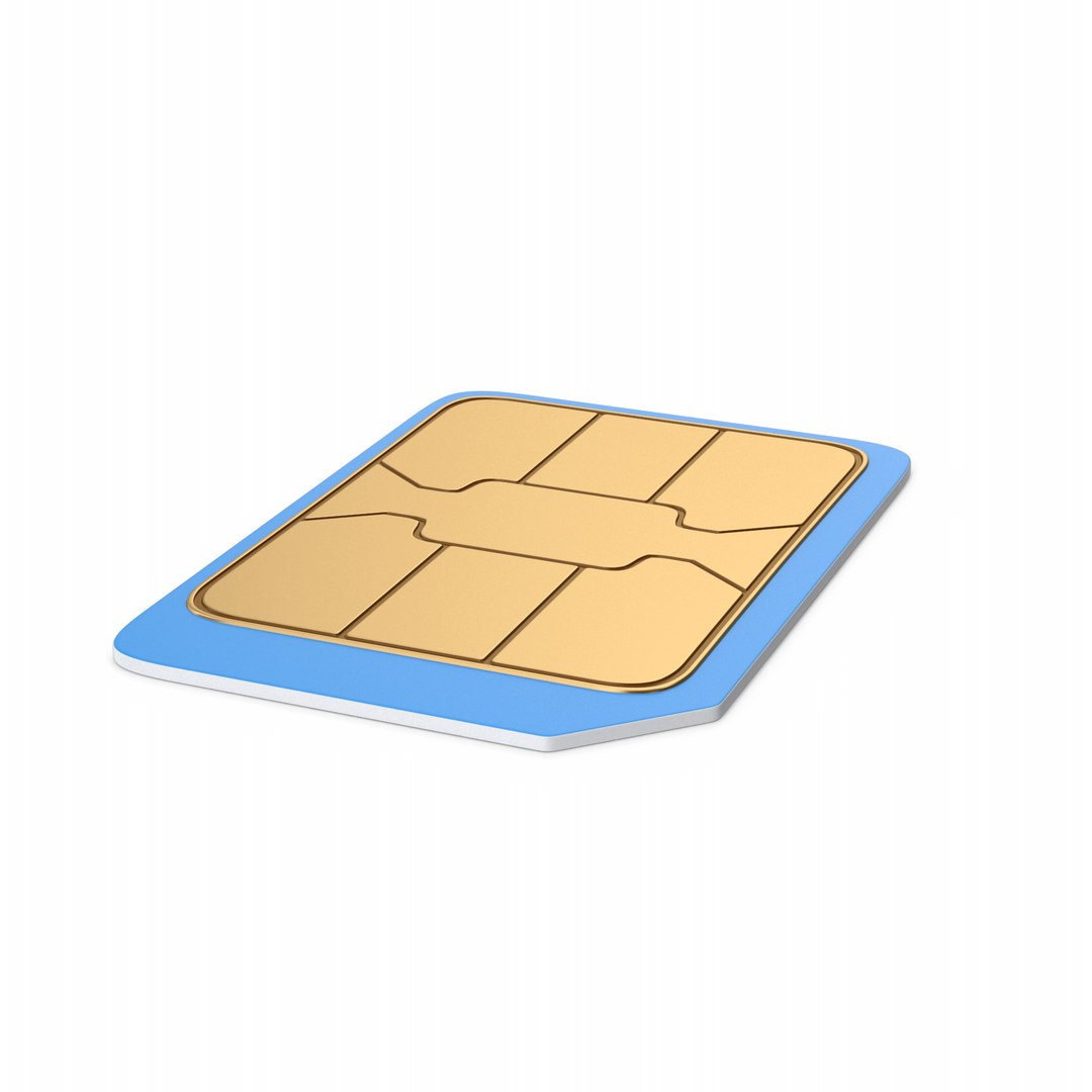 Nano SIM Card 3D Model - TurboSquid 2091890